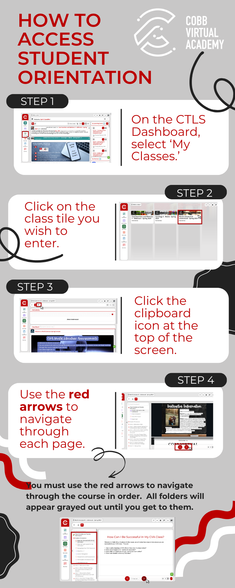 How to Access the Student Orientation